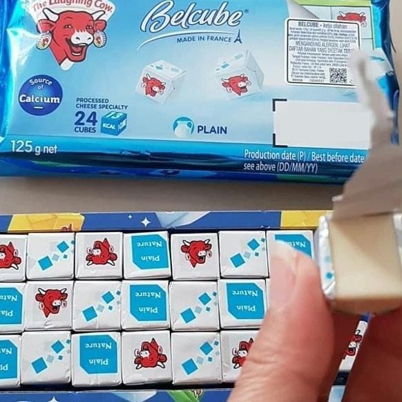 Jual Belcube Belcubes The Laughing Cow - Keju Kotak Mpasi Isi 24 Pcs ...