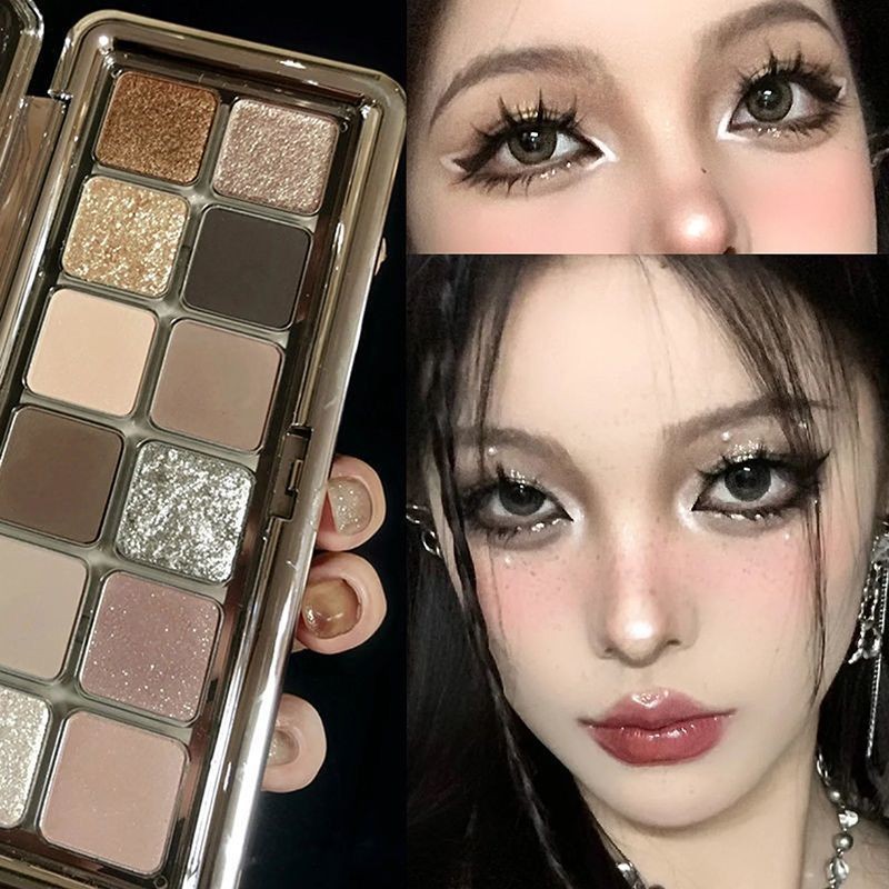 Jual Warna Dingin Semen Abu-abu Cokelat Pelat Eye Shadow Saturasi ...