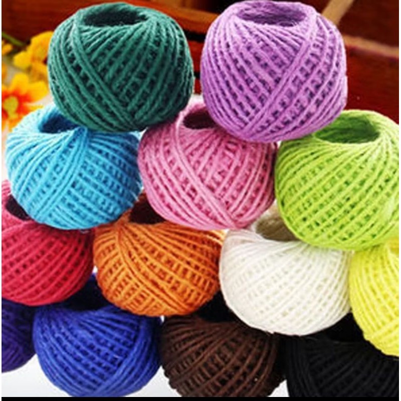 Jual TALI RAMI WARNA WARNI 1 METER | Shopee Indonesia