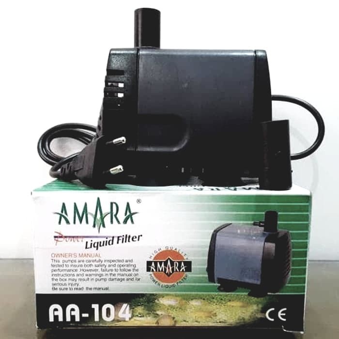 Jual pompa celup air aquarium dan kolam ikan amara aa-104 aa 104 original | Shopee Indonesia