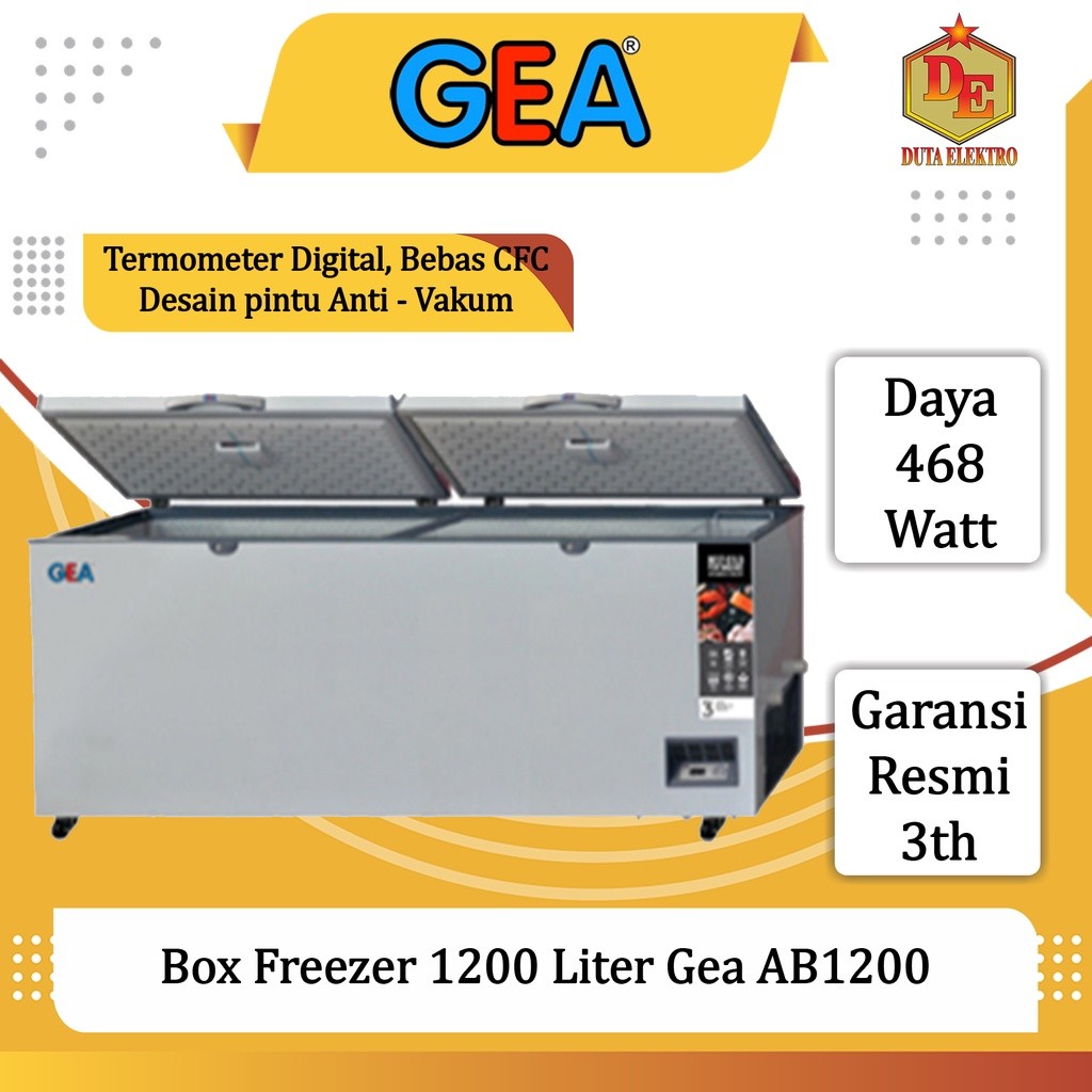 Jual Box Freezer Gea AB 1200 Chest Freezer 1200 Liter | Shopee Indonesia