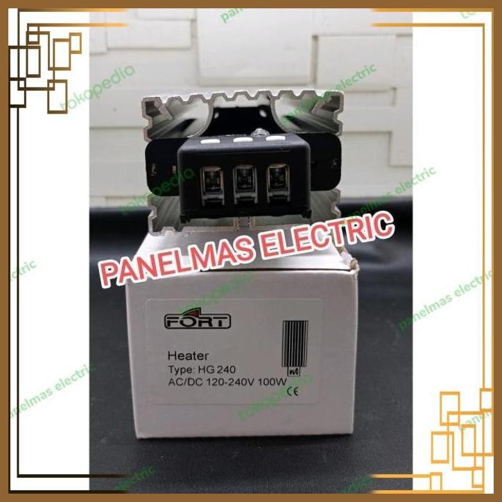 Jual [PLM] HEATER HG240-100W FORT PEMANAS BOX PANEL LISTRIK RUANGAN ...