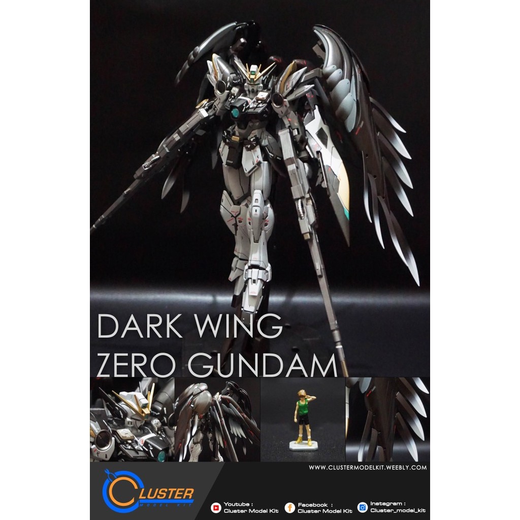 Jual MG 1/100 Dark Wing Zero Gundam Ver. Ka ( Full Custom Painted ...