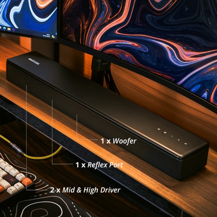 Jual Eggel Stage SoundBar / Sound Bar with Built-In Woofer | Shopee ...