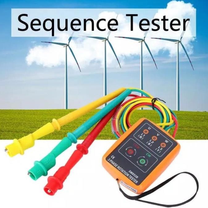 Jual Digital Three 3 Phase Indicator Tester Detector Meter 20-400Hz ...