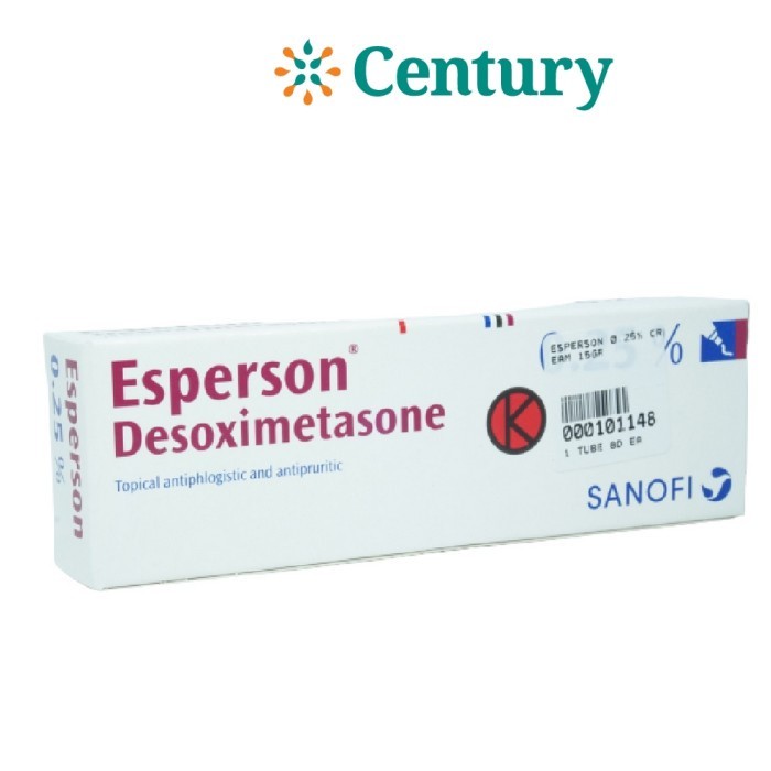 Jual ESPERSON 0.25% CREAM 15GR / DERMATITIS / OBAT KULIT / EKSIM / ANTI ...