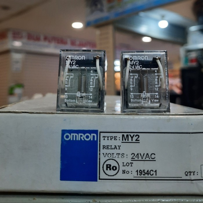 Jual RELAY OMRON MY2 24VAC / RILEY OMRON MY2 24VAC | Shopee Indonesia