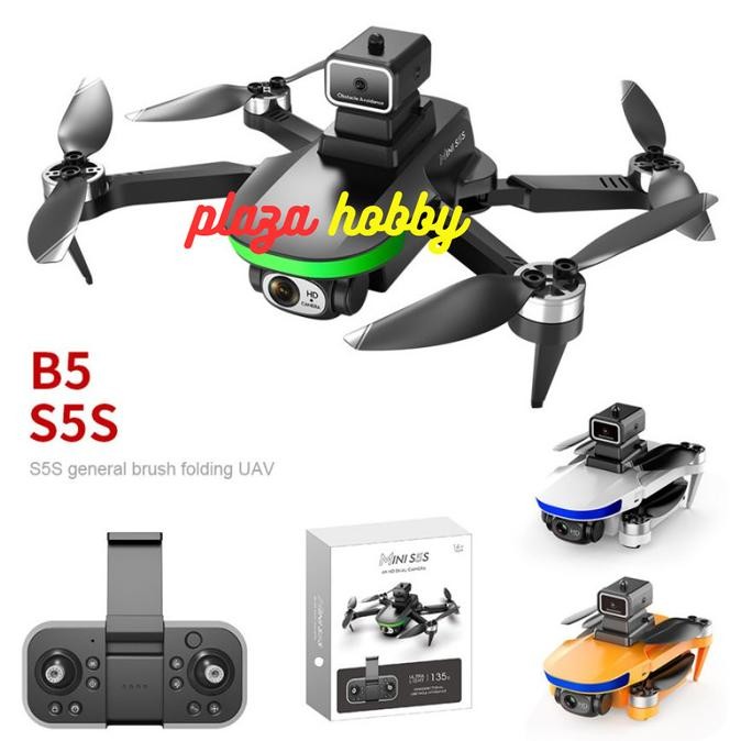 Jual BEBAS ONGKIR - drone brushless s5s dual camera 8K optical flow sensor anti tabrak | Shopee ...