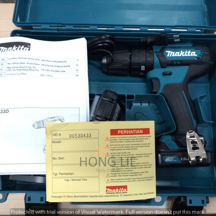 Jual Makita Df333 / Df 333 / Df331 / Df 331 Bor Cordless Driver Drill ...