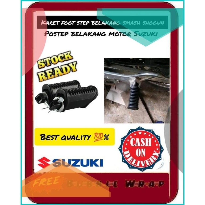 Jual Karet Foot Step Belakang Smash Shogun / Postep belakang motor ...