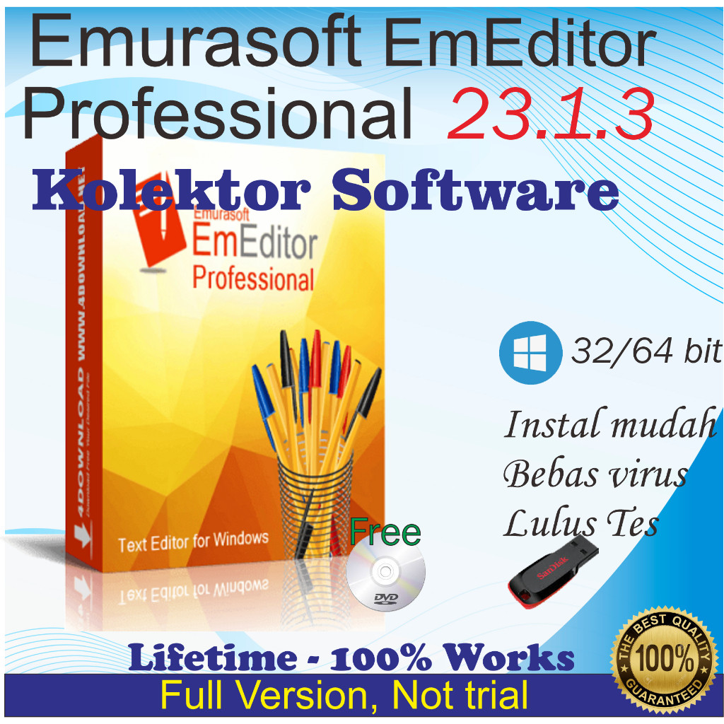 Jual Emurasoft EmEditor Professional - Full Version, Lifetime | Shopee Indonesia