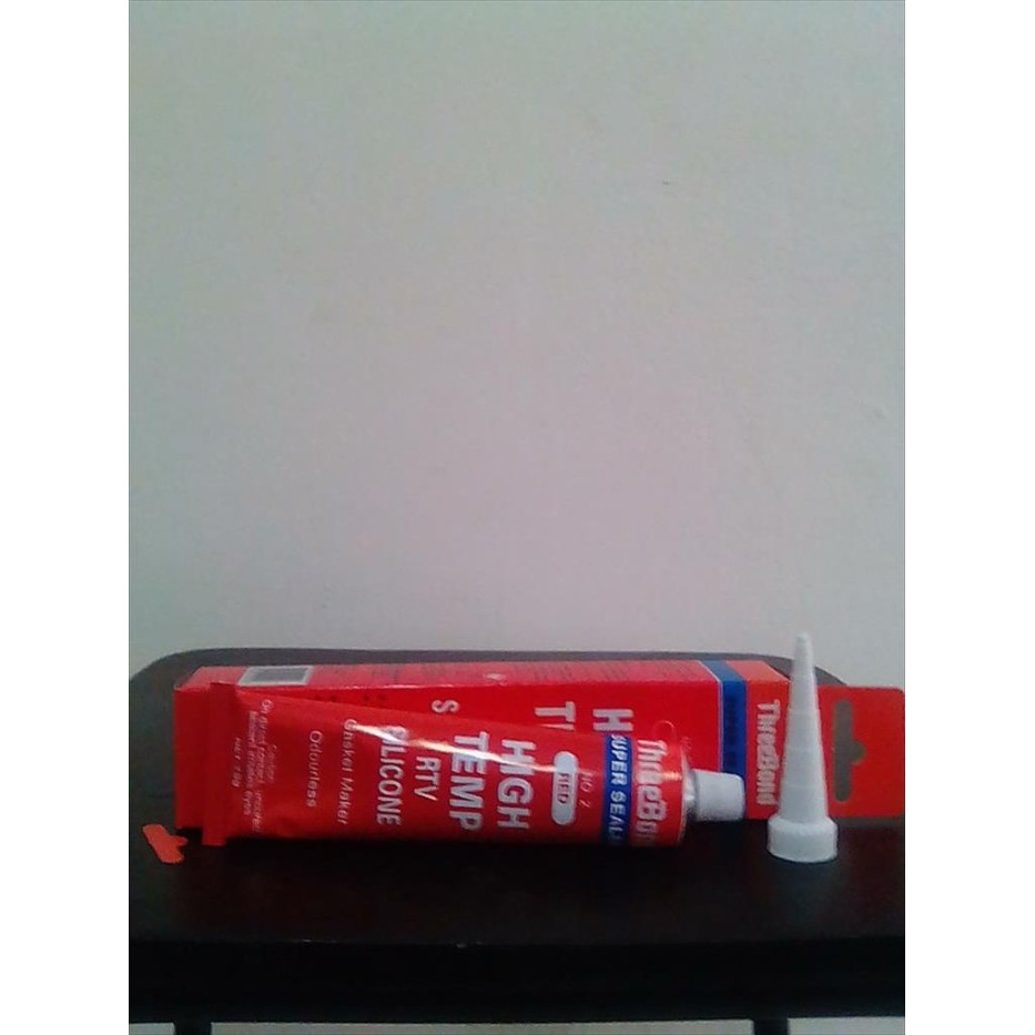 Jual Lem Gasket Sealer Paking High Temp RTV Silicone Threebond Merah ...