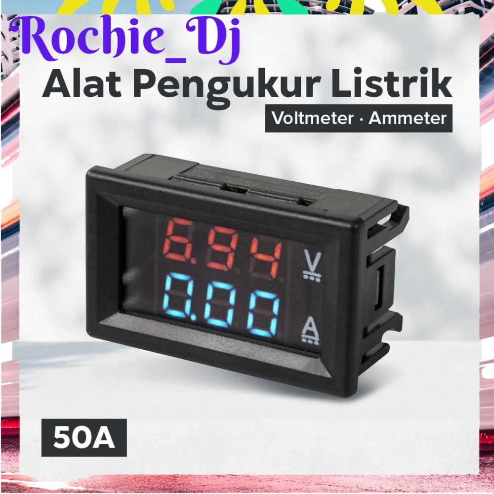 Jual ALAT PENGUKUR LISTRIK VOLTMETER AMMETER DIGITAL DISPLAY - M6120 ...