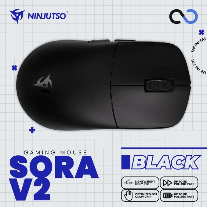 Jual TERBARU - Ninjutso Sora V2 Wireless Super Light Gaming Mouse ...