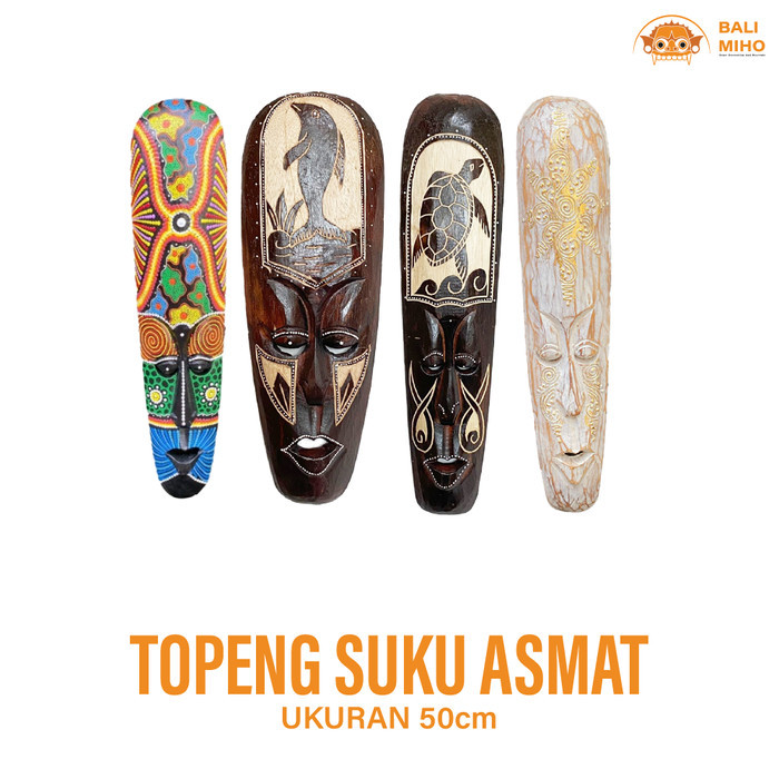 Jual New - Dekorasi Dinding/Patung Topeng Etnik/Topeng Suku/Topeng Suku ...