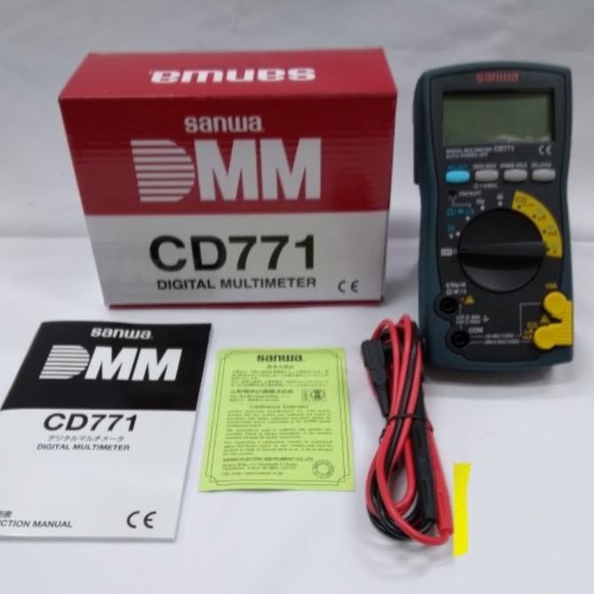 Jual Digital Multimeter Multitester Sanwa Cd771 / Cd 771 !! Ready ...