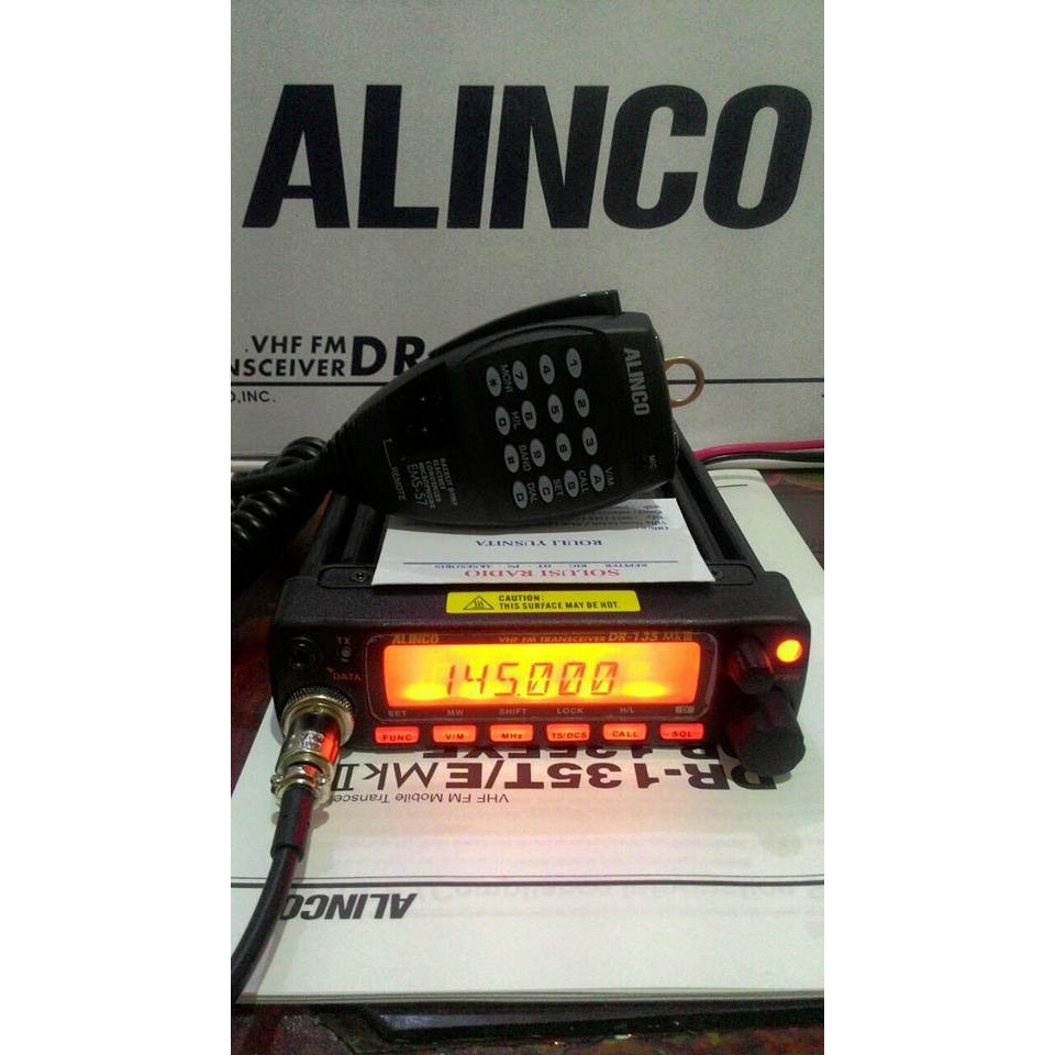 Jual TERBARU Radio Rig ALINCO DR-135 MK III VHF 50W 100 channel NEW ORI BERGARANSI | Shopee ...