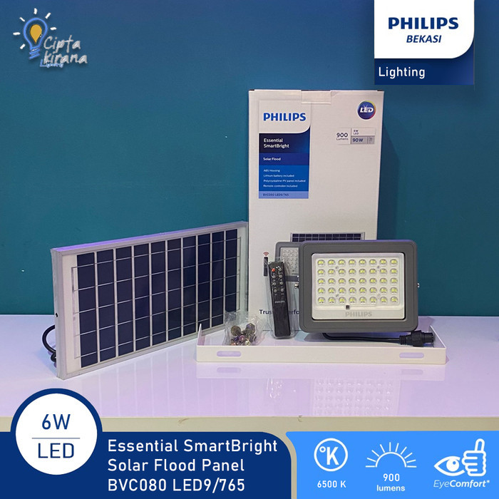 Jual Jual! Lampu Philips Lampu Sorot Solar Panel Tenaga Surya Bvc080 ...