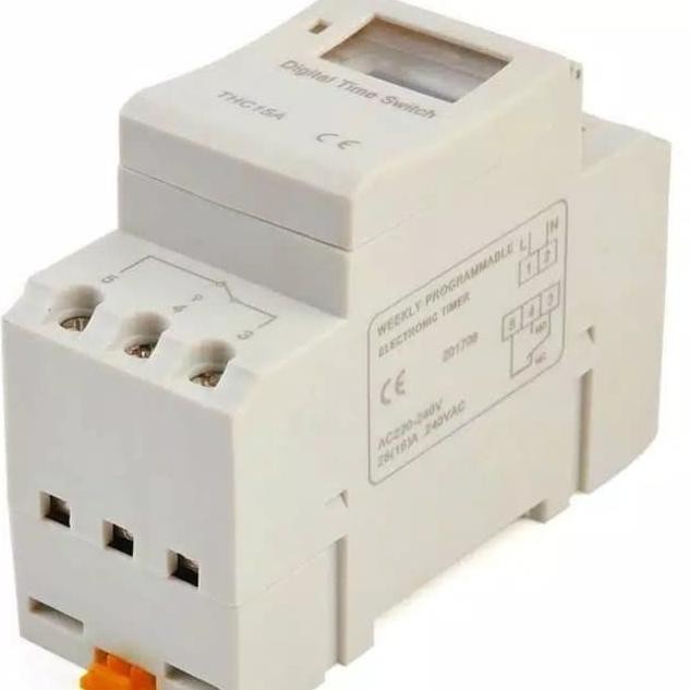 Jual Programmable / digital timer switch weekly 220V spt theben Din ...