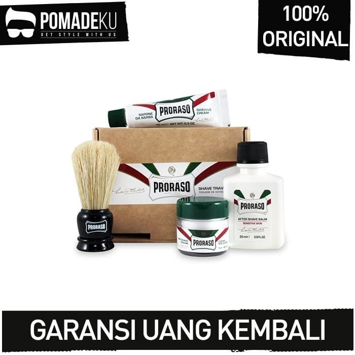 Jual Proraso Travel Shaving Kit In Original Box | Shopee Indonesia