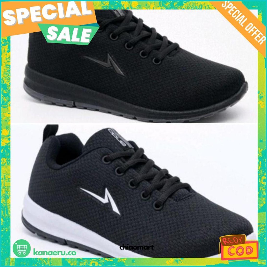 Jual Sepatu Sekolah Anak Sd Smp Sma / Sepatu Ando Hitam Putih Hitam ...
