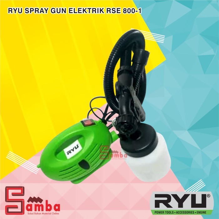Jual Ryu Spray Gun Elektric Rse 800-1 Alat Mesin Semprot Cat Listrik ...