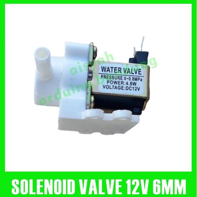 Jual Solenoid Valve 12 Volt Dc Normally Close Inlet 6Mm Valve 12V Dc 12Vdc | Shopee Indonesia