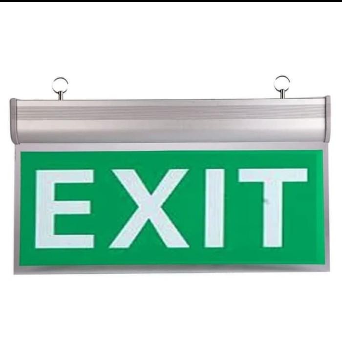 Jual Lampu Exit Led Arcylic / Lampu Darurat / Exit Sign / Emergency Led ...
