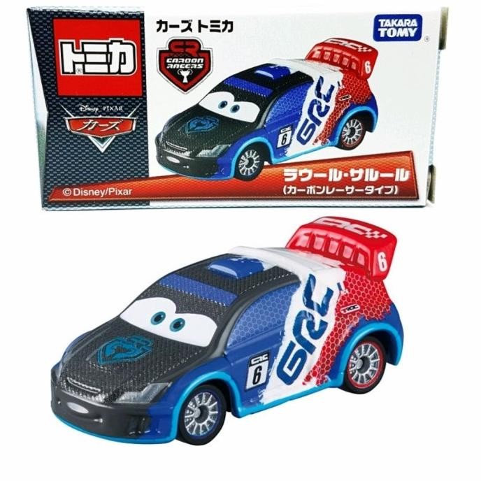Jual Tomica CARS Raoul Caroule Carbon Racers Disney Pixar race racer ...