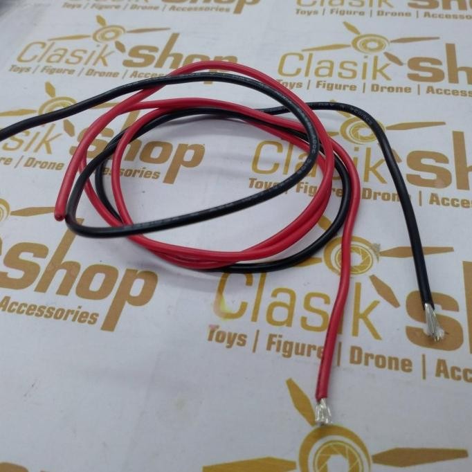 Jual Kabel RC AWG 18 merah dan hitam 50cm Silicone tinned CU cable ...