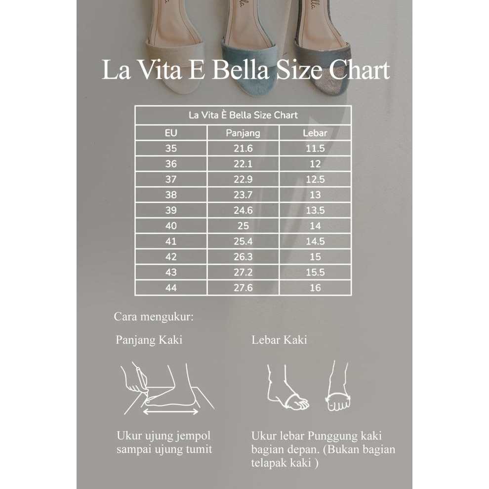 Jual La Vita E Bella Layla Sandal Flat Slip Teplek Wanita [LP 518] Hitam MM | Shopee Indonesia