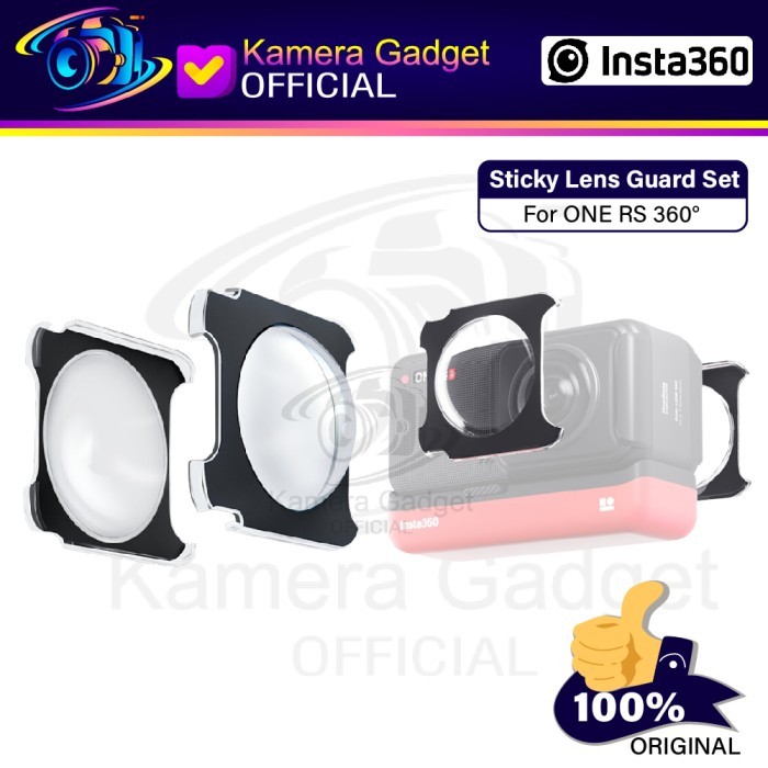 Jual Insta360 Sticky Lensguard Set ONE RS 360 Lens Mod Lens Guard ...