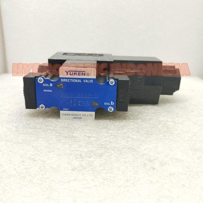 Jual DSG 01 2B2 D24 50 DIRECTIONAL VALVE HYDRAULIC YUKEN / SOLENOID VALVE HIDROLIK YUKEN 1111T ...