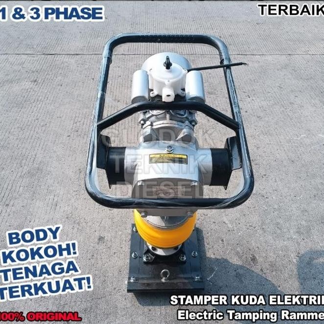 Jual Stamper Kuda Listrik Electric 1 & 3 Phase Tamping Rammer Mesin ...