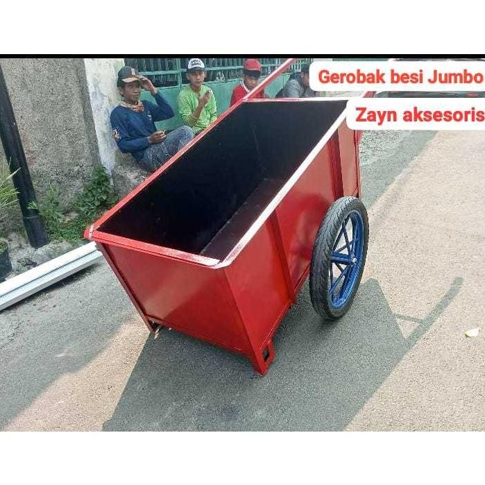 Jual Gerobak Besi Gerobak Cor Ukuran Jumbo | Shopee Indonesia