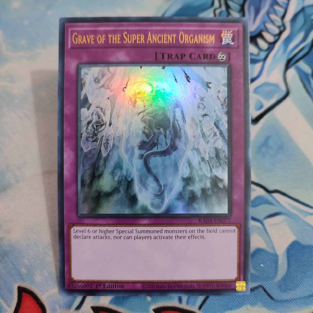 Jual yugioh grave of the super ancient organism RA03 ultra rare original | Shopee Indonesia