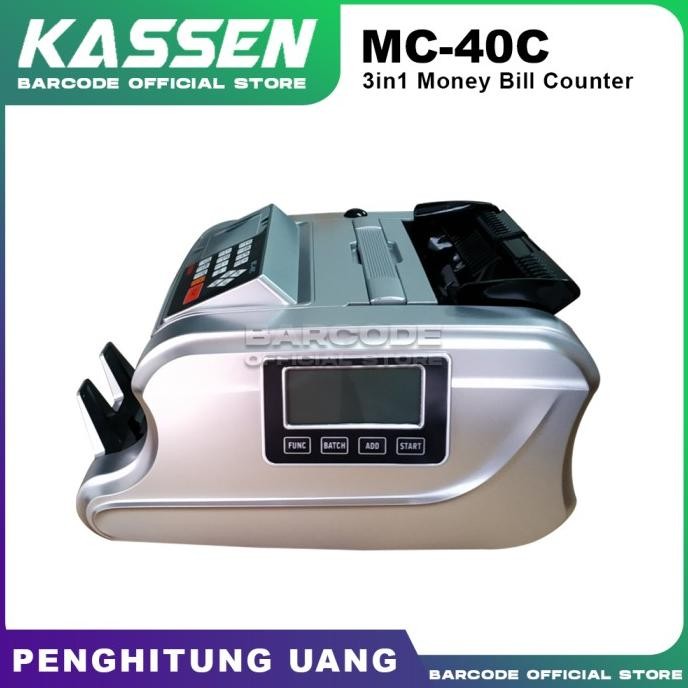 Jual MESIN PENGHITUNG UANG KASSEN MC-40C MONEY BILL COUNTER MC40C ( 3in1 ) | Shopee Indonesia