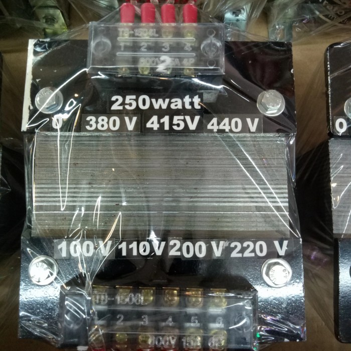 Jual Trafo Step Up Step Down 250Watt 100V-110V-200V-220V to 380V-415V ...