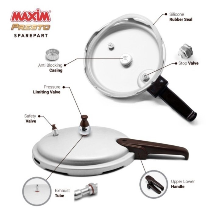 Jual ORIGINAL GARANSI - Panci Presto Maxim 4 Liter / 20 Cm | Shopee Indonesia