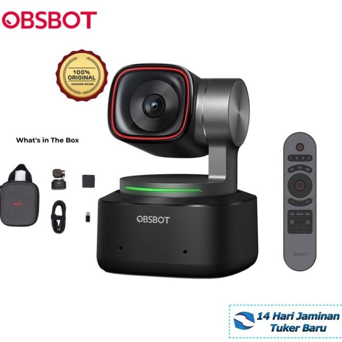 Jual BEBAS ONGKIR - OBSBOT Tiny 2 AL-Powered PTZ 4K Webcam Bundle Tiny Smart Remote Control 2 ...