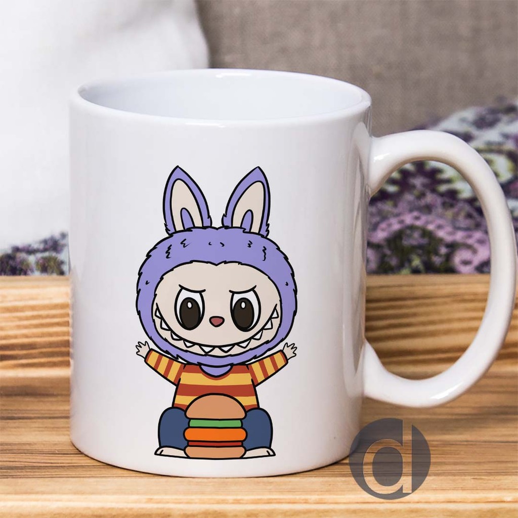 Jual Mug Lucu Labubu burger Keramik | Shopee Indonesia