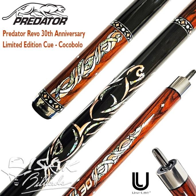 Jual Predator Revo 30Th Anniversary Limited Edition Cue - Cocobolo - Low Deflection Billiard ...