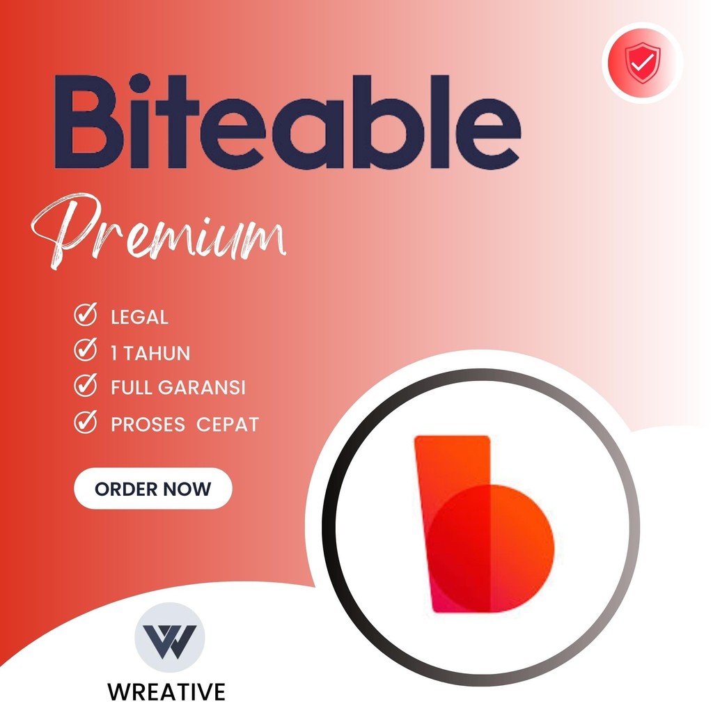 Jual Biteable Premium 1 Tahun Full Garansi (Proses Tercepat Buka 24 Jam) | Shopee Indonesia