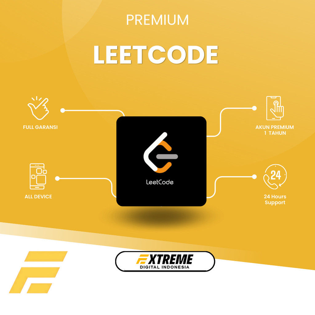Jual Leetcode Premium 1 Tahun Resmi Bergaransi (Proses Instant) | Shopee Indonesia