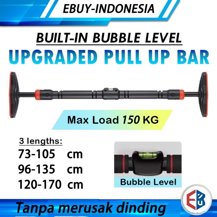 Jual Pull up bar Adjustable Door Pull up Bar Heavy Steel Muscle ...