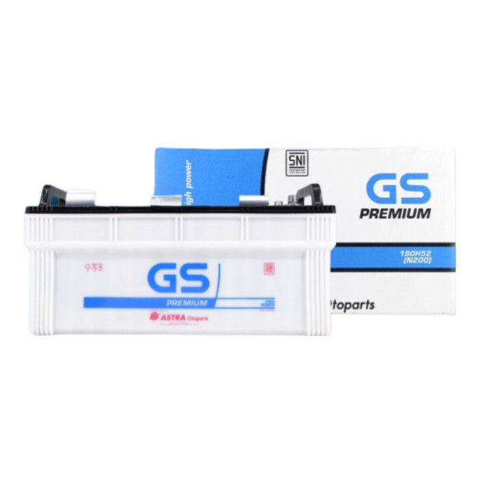 Jual GS Premium Astra Aki Basah Genset N200 / 190H52 - 12V / 200Ah | Shopee Indonesia