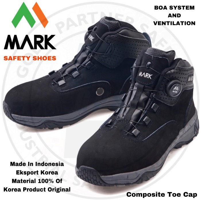 Jual SAFETY SHOES / sepatu safety SPORT K2-67 NA Xgrip QC eksport korea | Shopee Indonesia