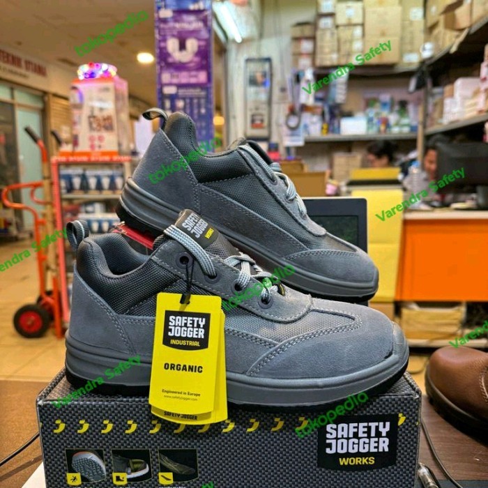 Jual Sepatu Safety Shoes Jogger Organic Asli Harga Murah | Shopee Indonesia