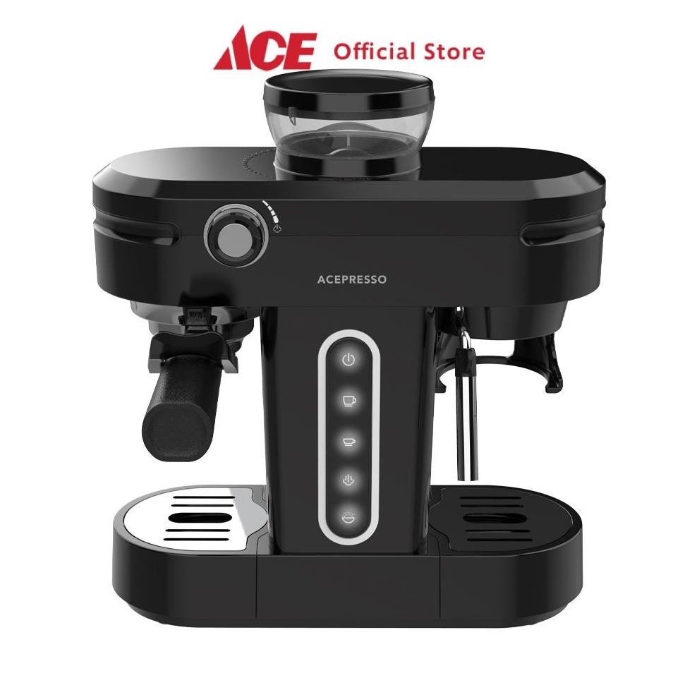 Jual Jakala Presso Coffee Maker Espresso Dengan Grinder - Hitam Mesin ...