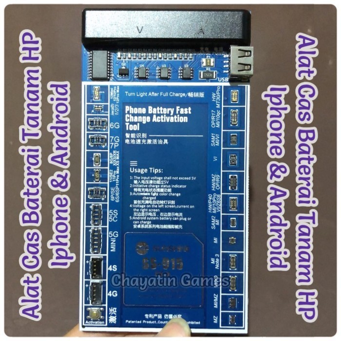 Jual Alat Cas Tanam HP IP IOS & Android Type SS-915 Fast Charging ...